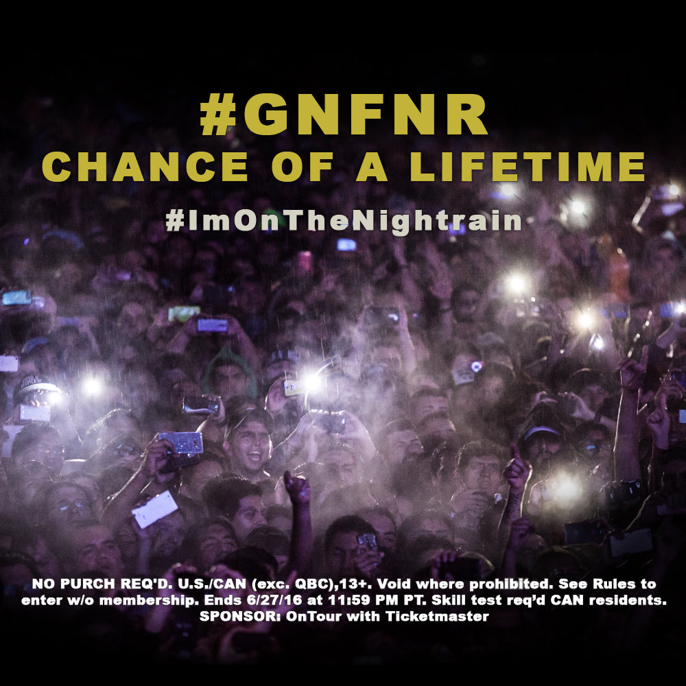 #GnFnR Chance of a Lifetime Sweepstakes - 2! – Guns N' Roses